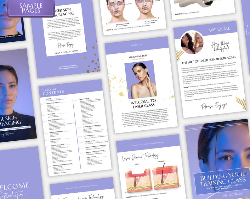 Laser Manual, Laser Skin Resurfacing Training Manual, Laser Training Guide, Laser Training ...