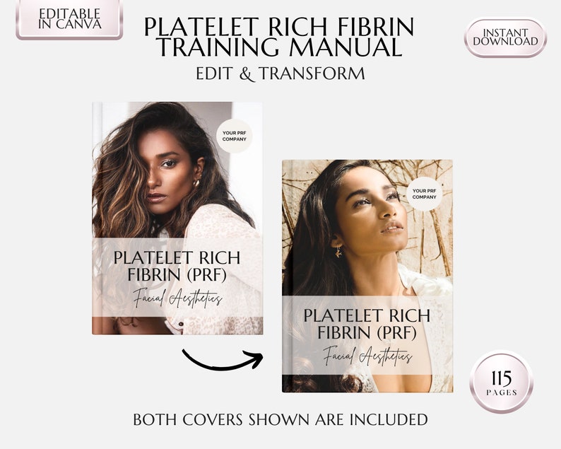 Platelet Rich Fibrin Training Manual, PRF Training Guide, Plasma Facial, Bio-lift, Bio Filler ...