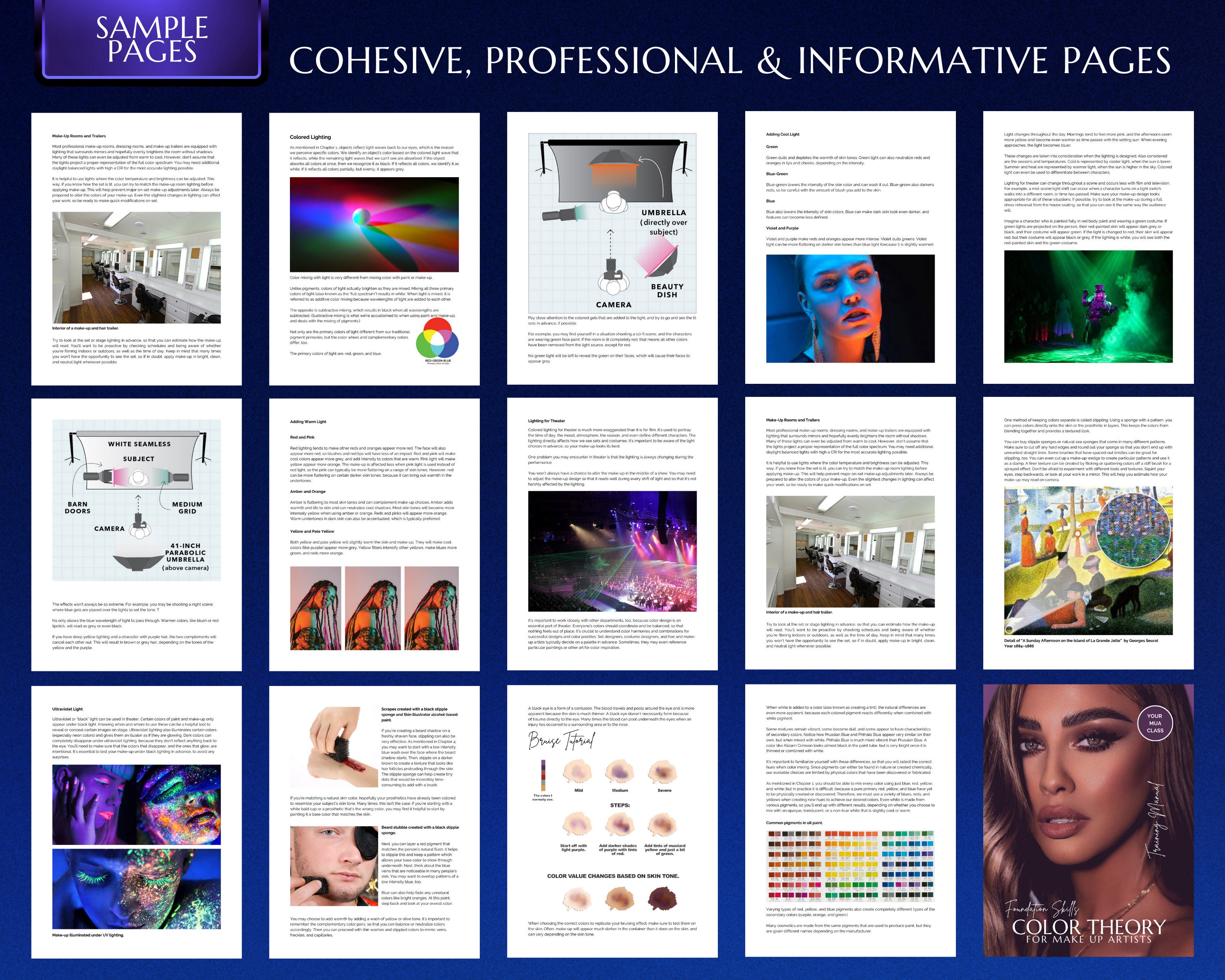 Color Theory for Makeup Artists, Color Theory Manual, MUA Mandatory ...