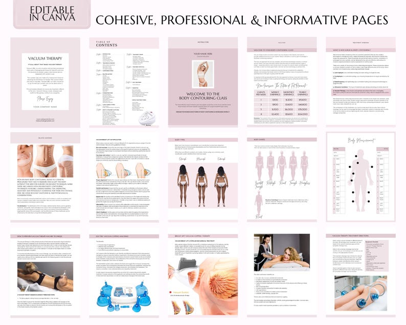 Vacuum Therapy Training Manual, BBL, Breast Lift, Body Contouring ...