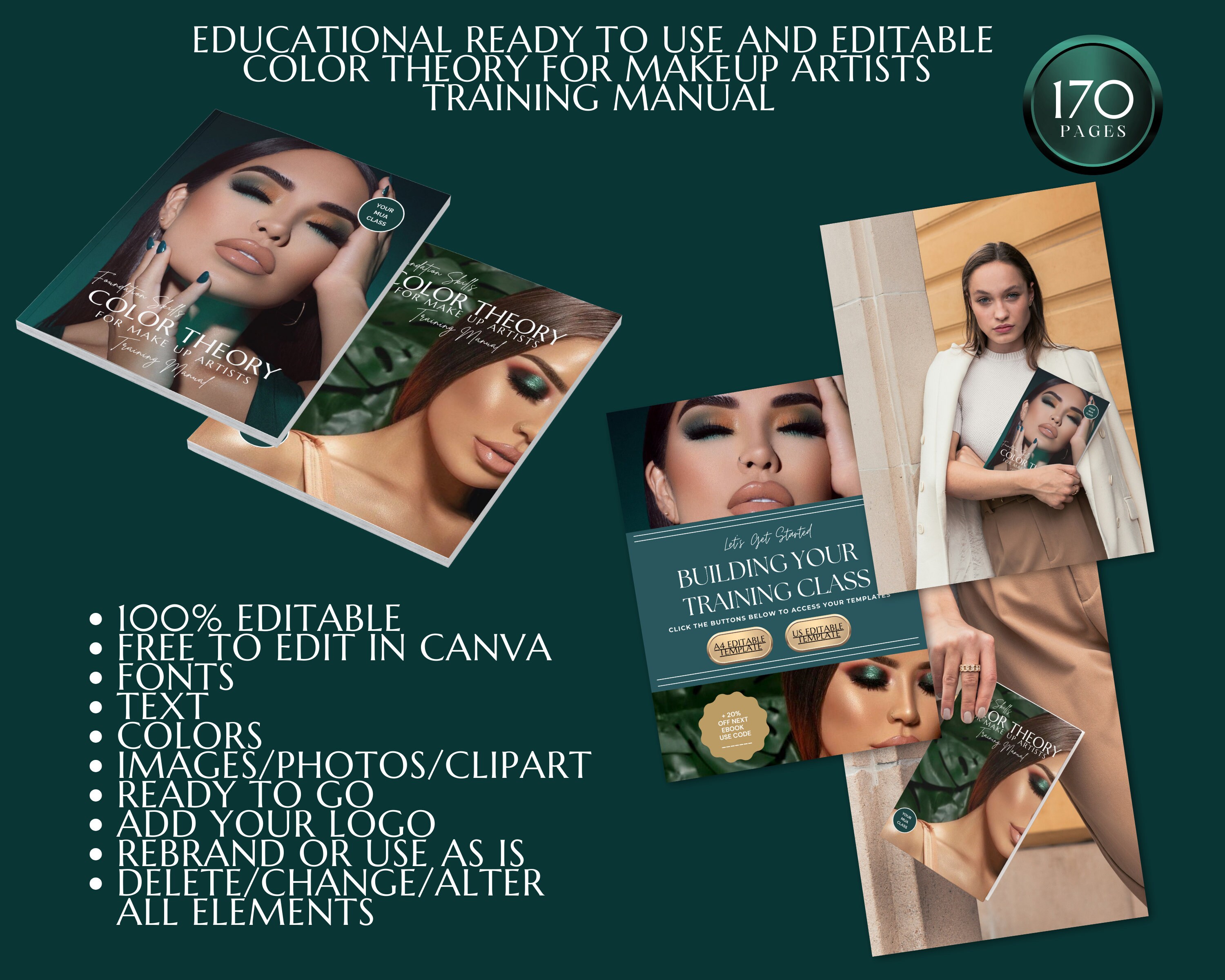 MUA Manual in Color Theory, Makeup Artist Mandatory Course, Training ...