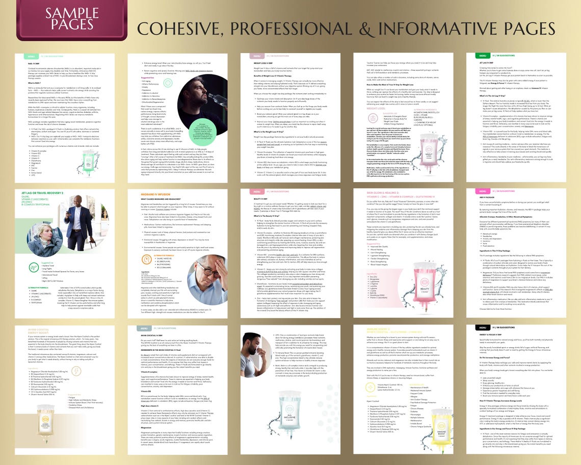 IV Nutrient Therapy Training Manual, IV Vitamin Therapy Training Guide ...