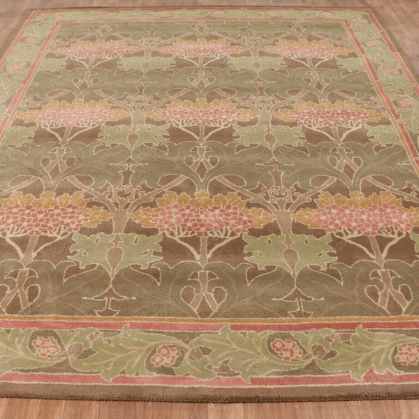 William Morris Hand Tufted Rug - Etsy