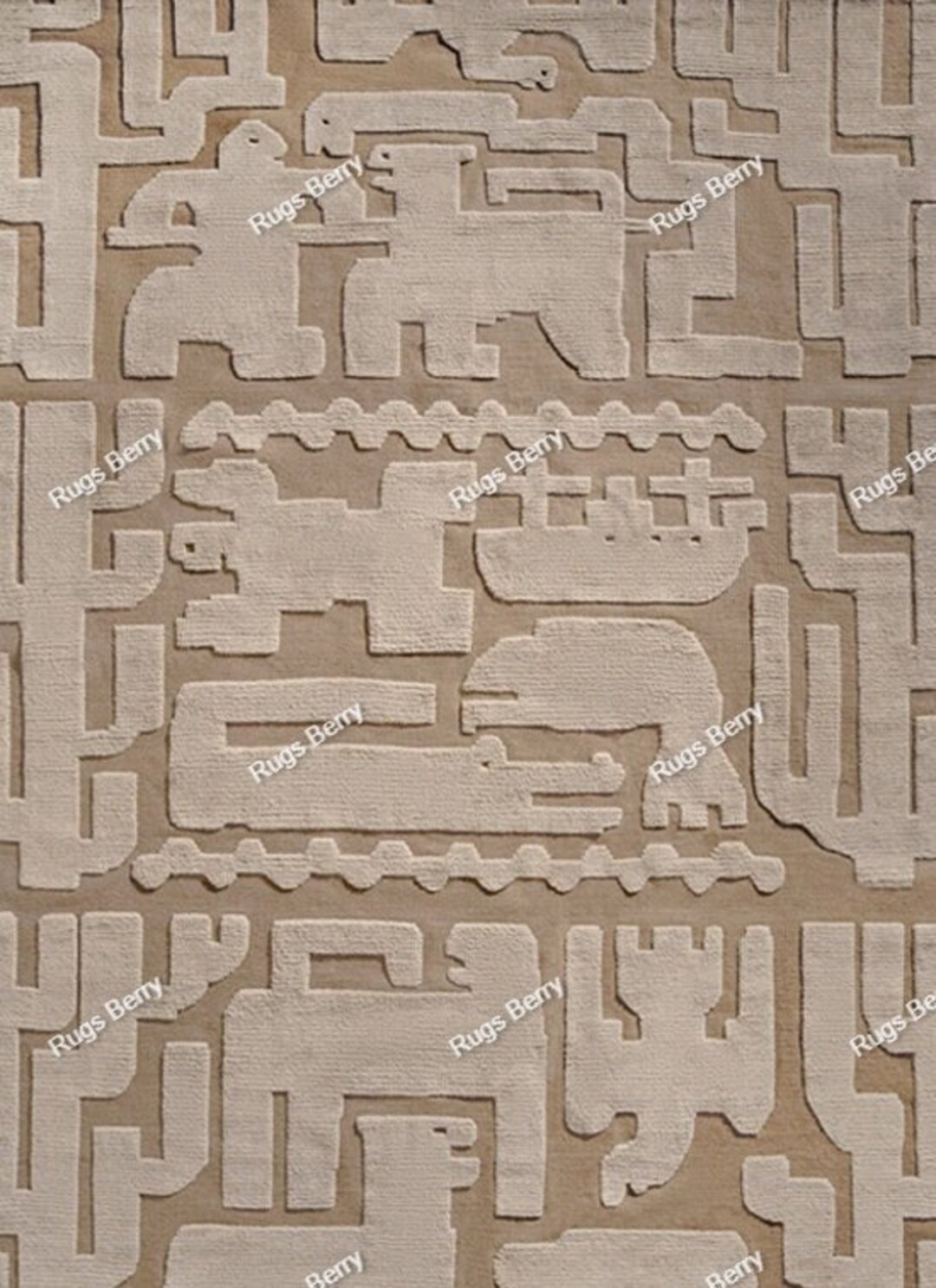 Gunnel Rug Walnut Brown Wool Rug, Living Room Bedroom Handmade Rug ...