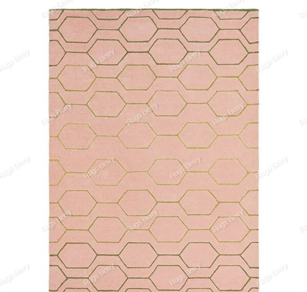 Arris Rugs 37302 in Pink and Gold by Wedgwood, Living Room Bedroom ...