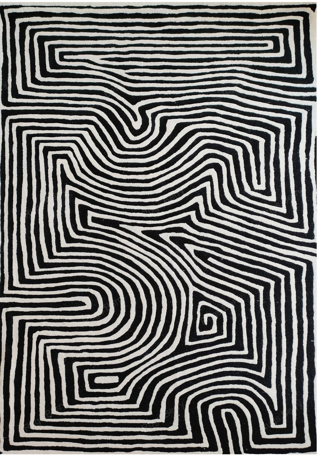 Hand Tufted New Rug Melting 3D ILLUSION Hand Made Rug Carpets for ...