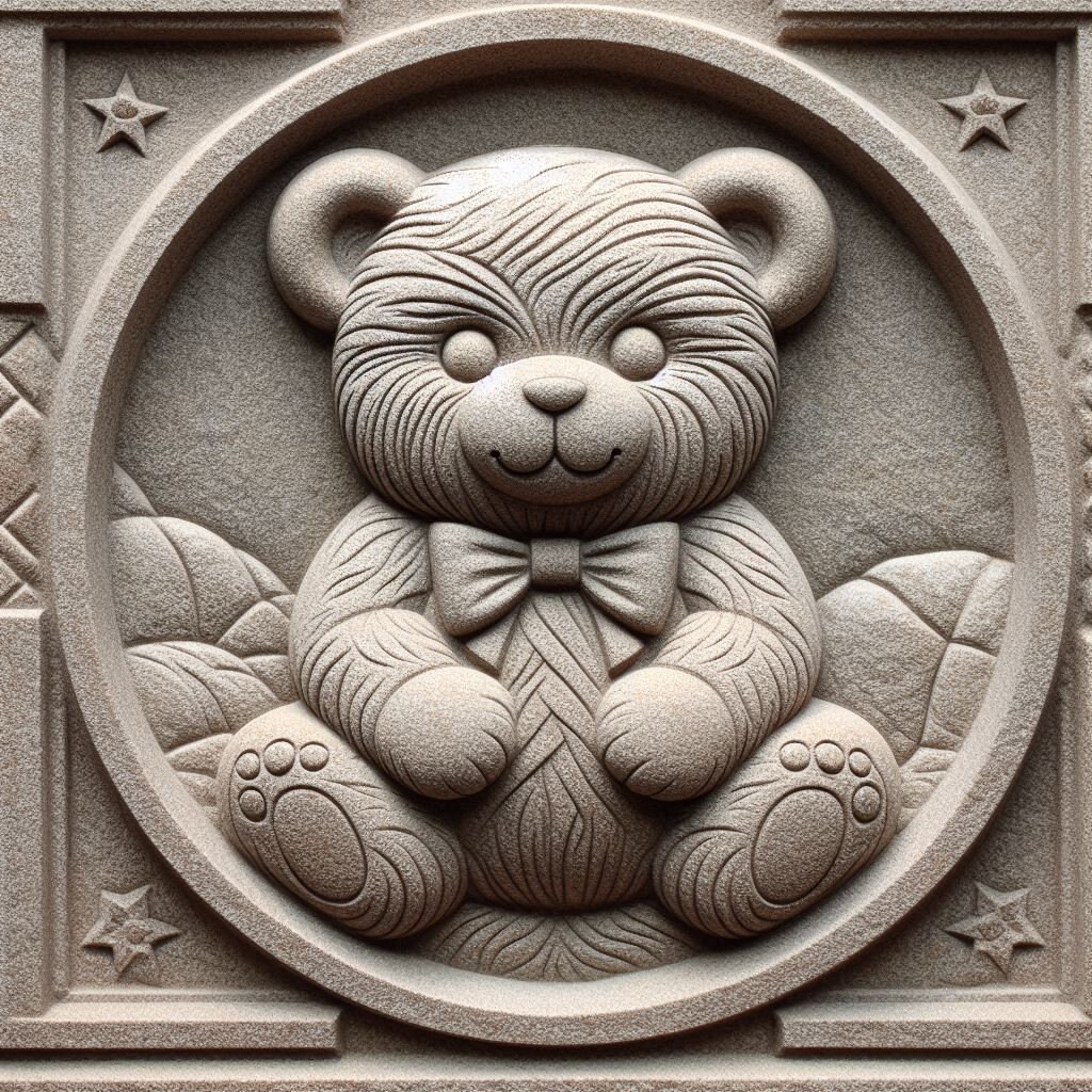 6 Stl Files Teddy Bear 3d Model STL CNC Files Wall Decor Wood Art Home ...