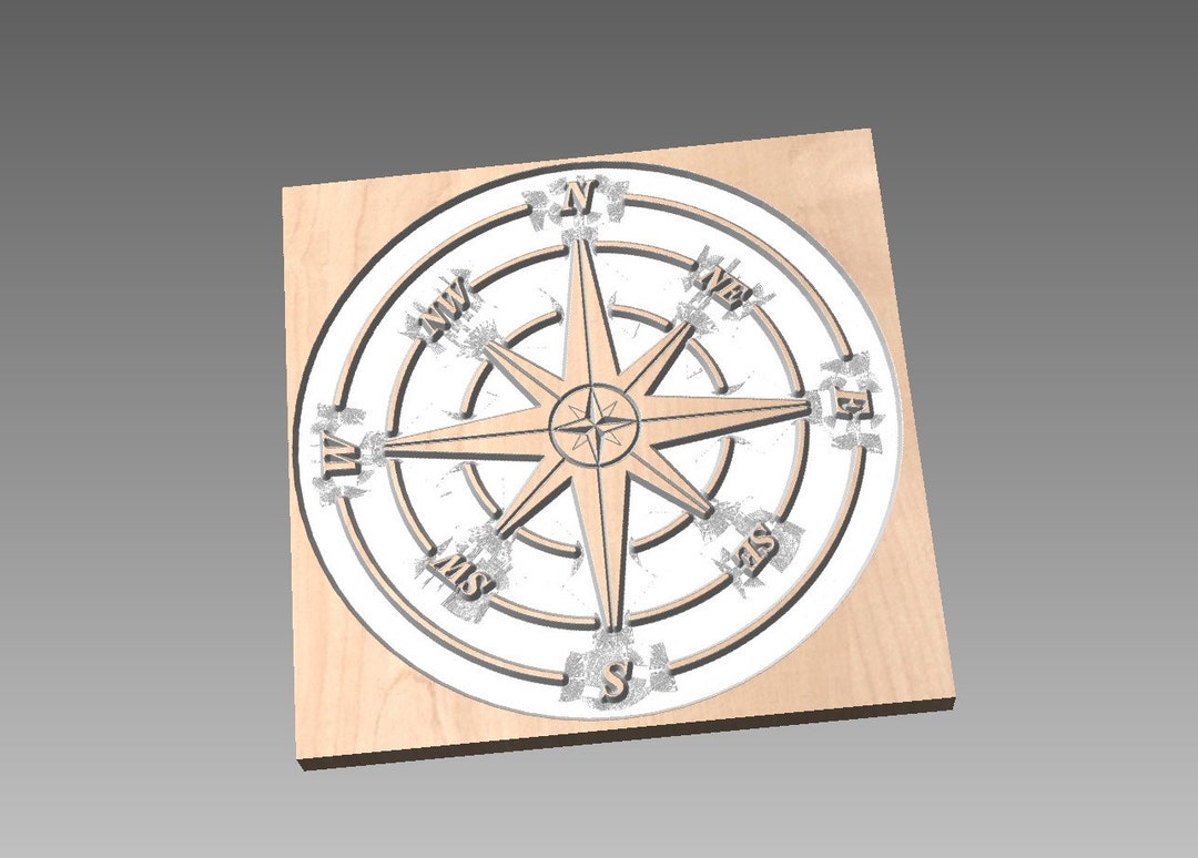 10 SVG Files Compass for Cnc Carving and Laser Compass Bundle, Nautical Compass, Vintage Compass ...