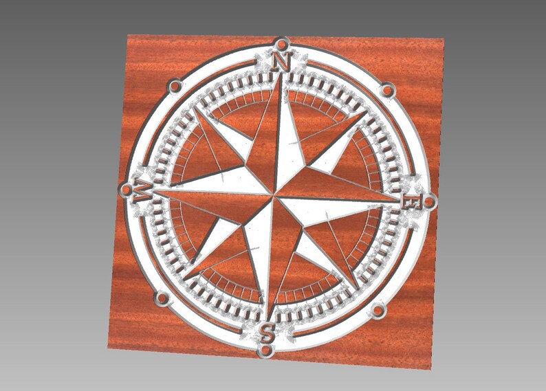 10 SVG Files Compass for Cnc Carving and Laser Compass Bundle, Nautical ...