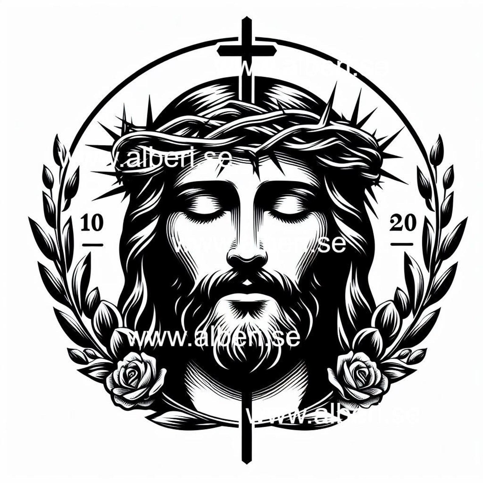 4 Jesus Laser Engrave File, Jesus Face SVG for Engraving, Wall Decor ...