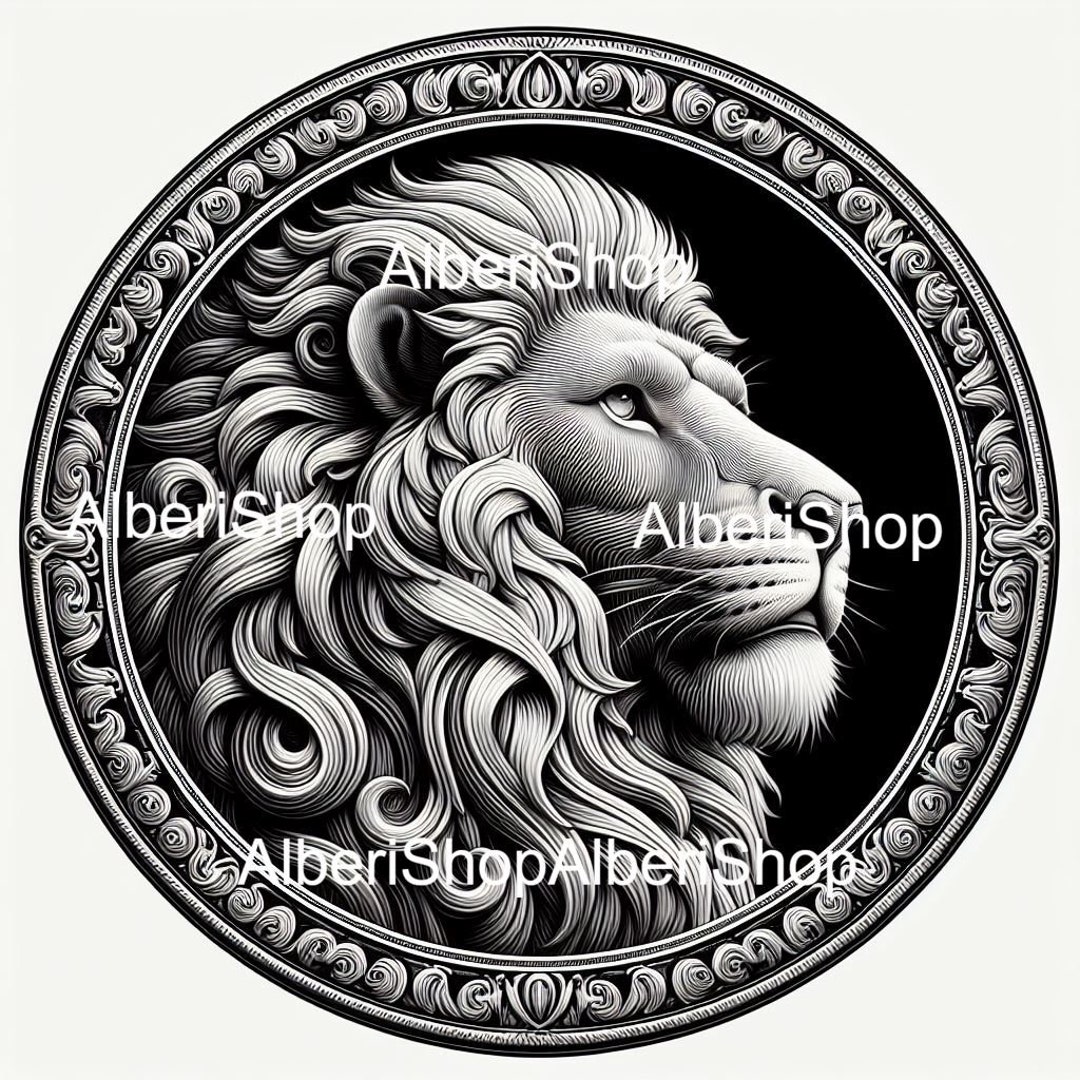 8 Lion Bundle | Wall Decor Sign | Laser Engraving PNG File | Gift Ideas ...