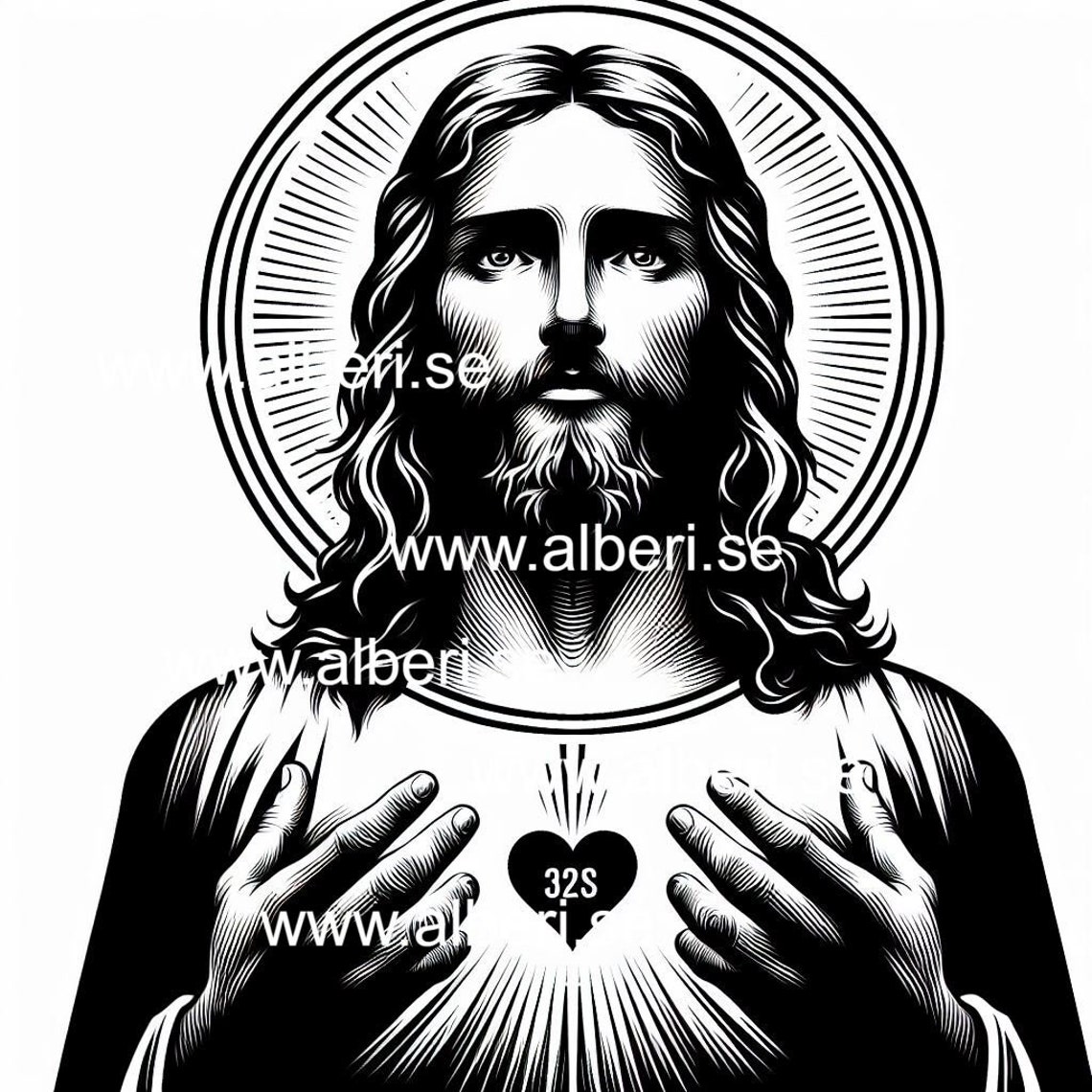 7 Jesus Laser Engrave File, Jesus Face SVG for Engraving, Wall Decor ...