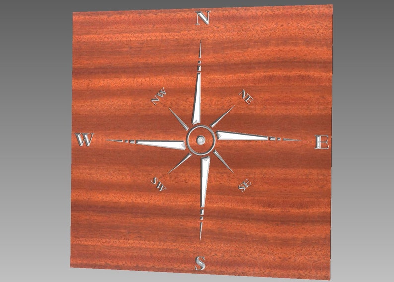 10 SVG Files Compass for Cnc Carving and Laser Compass Bundle, Nautical ...