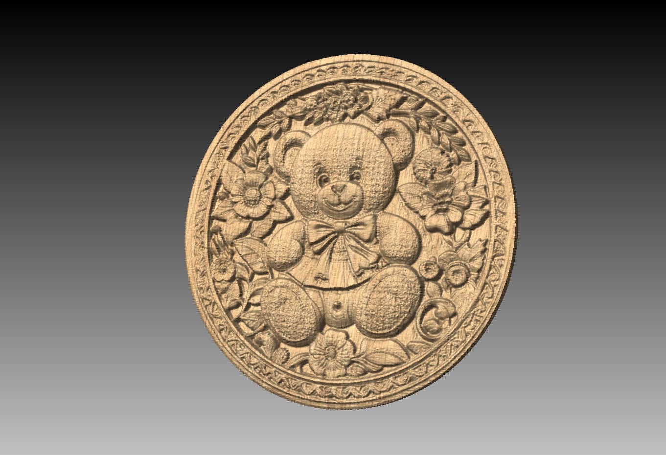 6 Stl Files Teddy Bear 3d Model STL CNC Files Wall Decor Wood Art Home ...