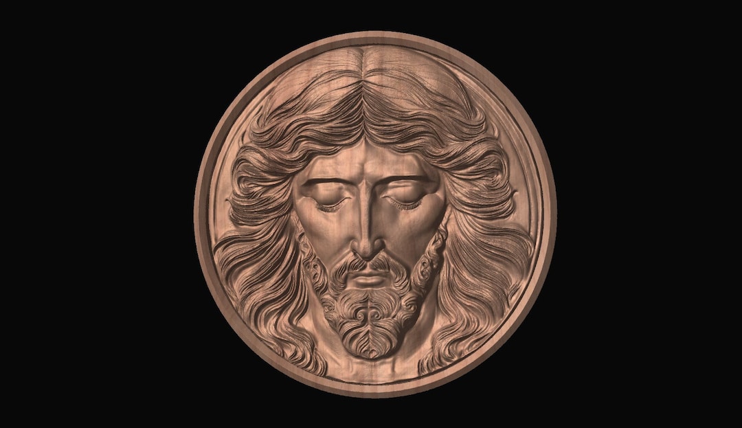 Jesus, 3D STL Model, CNC Router Engraver, Artcam, Aspire, CNC Files ...