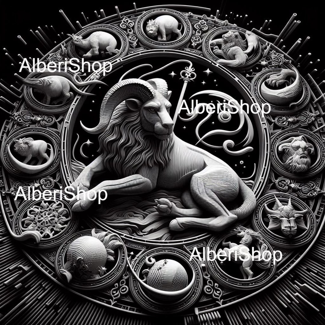 10 Zodiac Bundle | Zodiac Sign | Laser Engraving PNG File | Horoscope ...