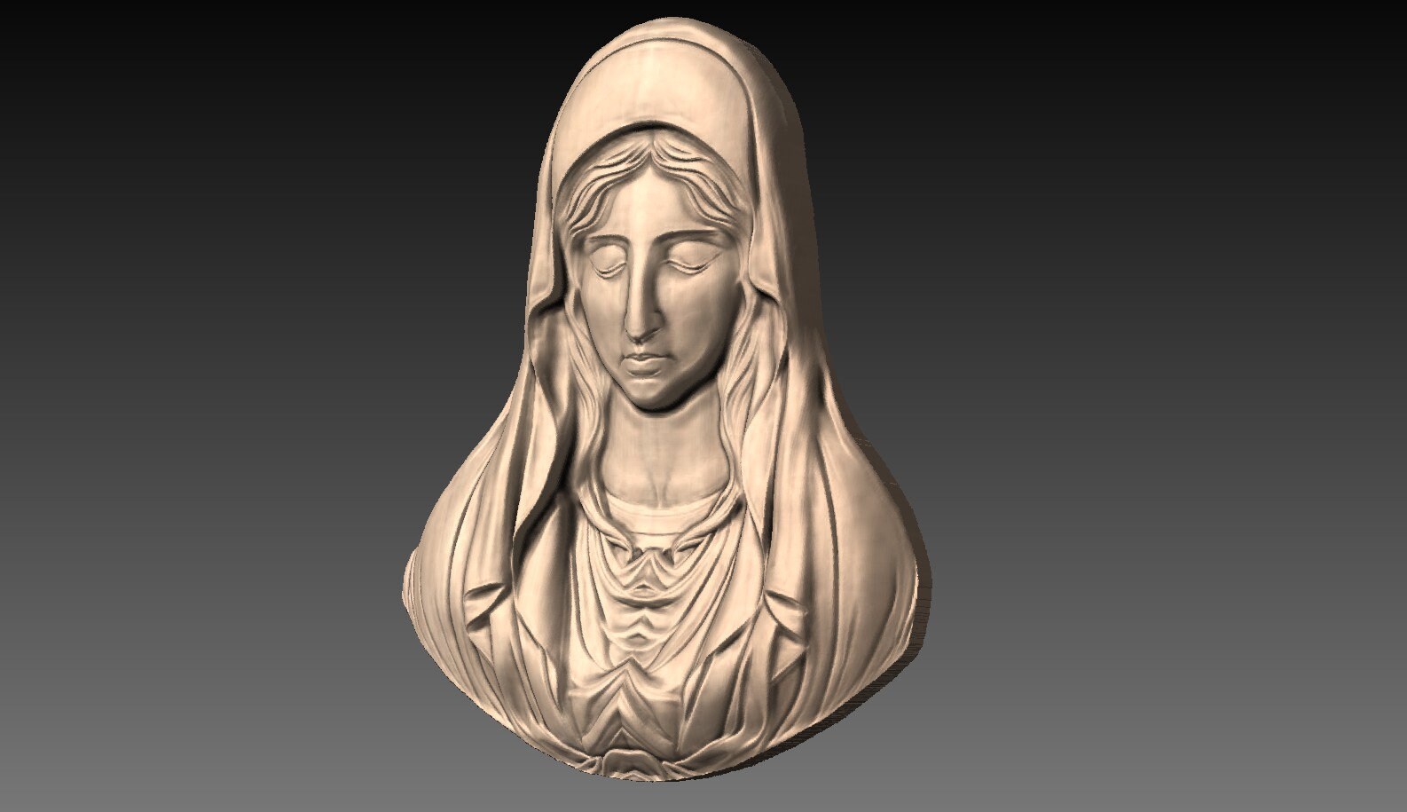 Holy Maria Stl Religion 3D STL Model 3 Files, CNC Router Engraver ...