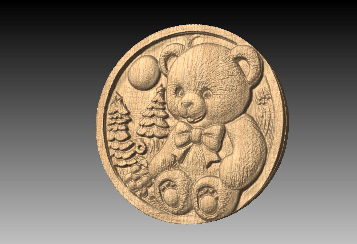 6 Stl Files Teddy Bear 3d Model STL CNC Files Wall Decor Wood Art Home ...