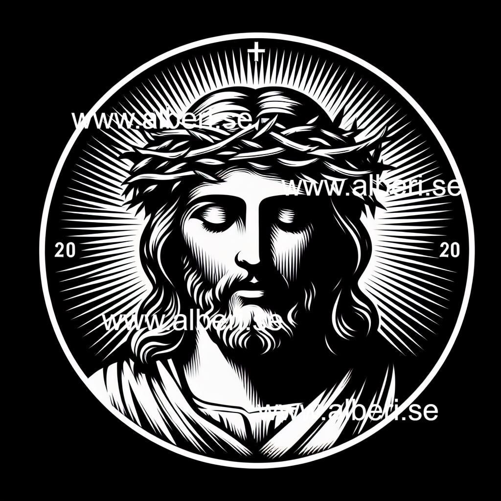 7 Jesus Laser Engrave File, Jesus Face SVG for Engraving, Wall Decor ...