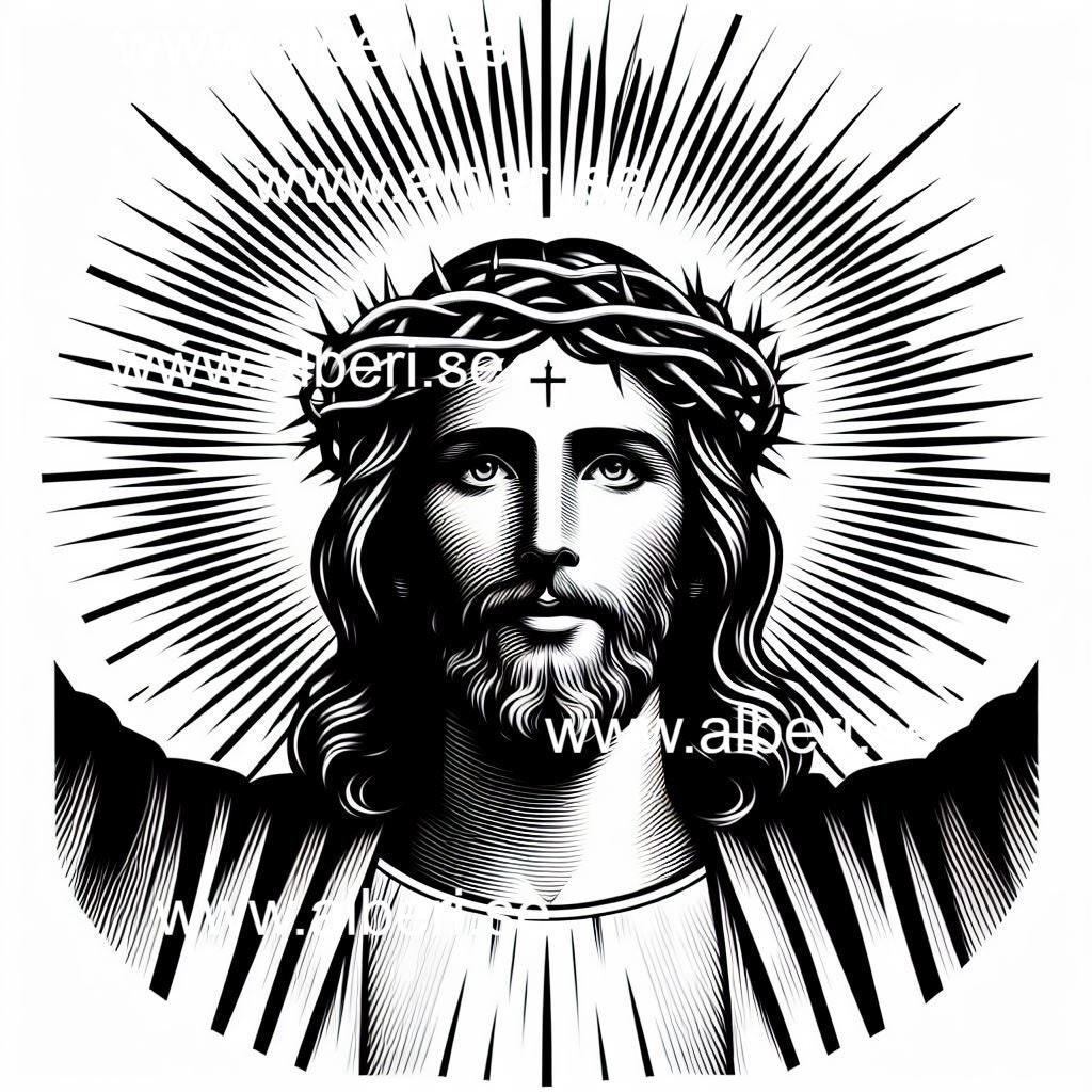 4 Jesus Laser Engrave File, Jesus Face SVG for Engraving, Wall Decor ...