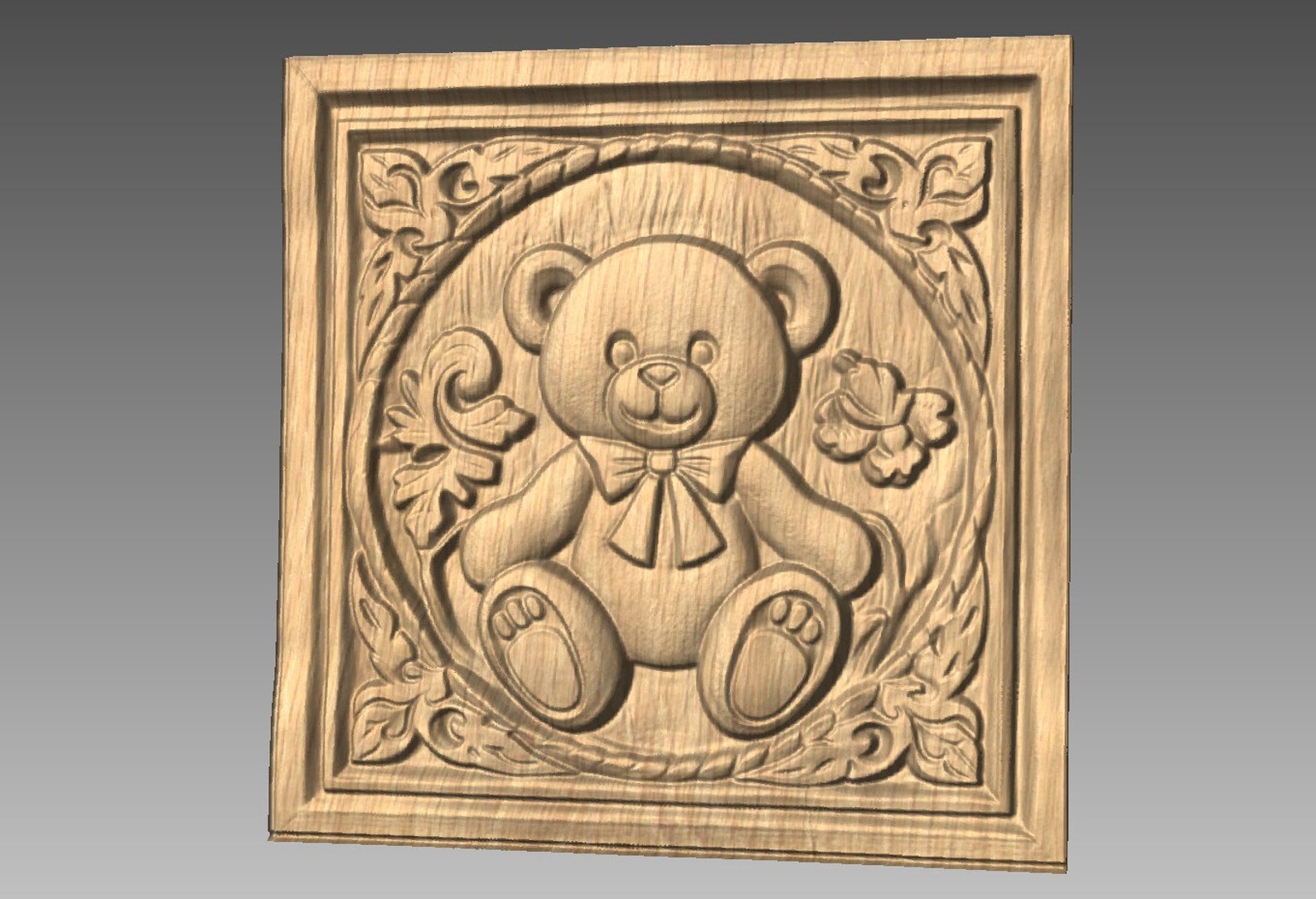 6 Stl Files Teddy Bear | 3d Model | STL | CNC Files | Wall Decor | Wood ...