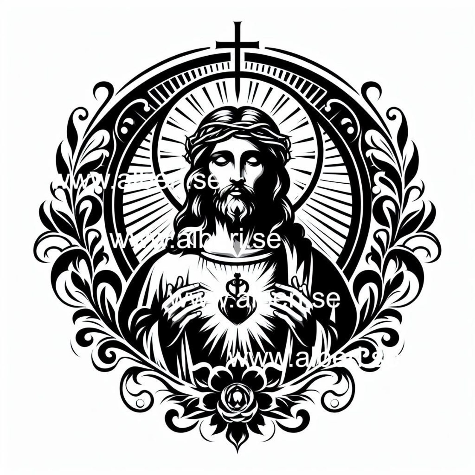 8 Jesus Laser Engrave File, Jesus Face SVG for Engraving, Wall Decor ...