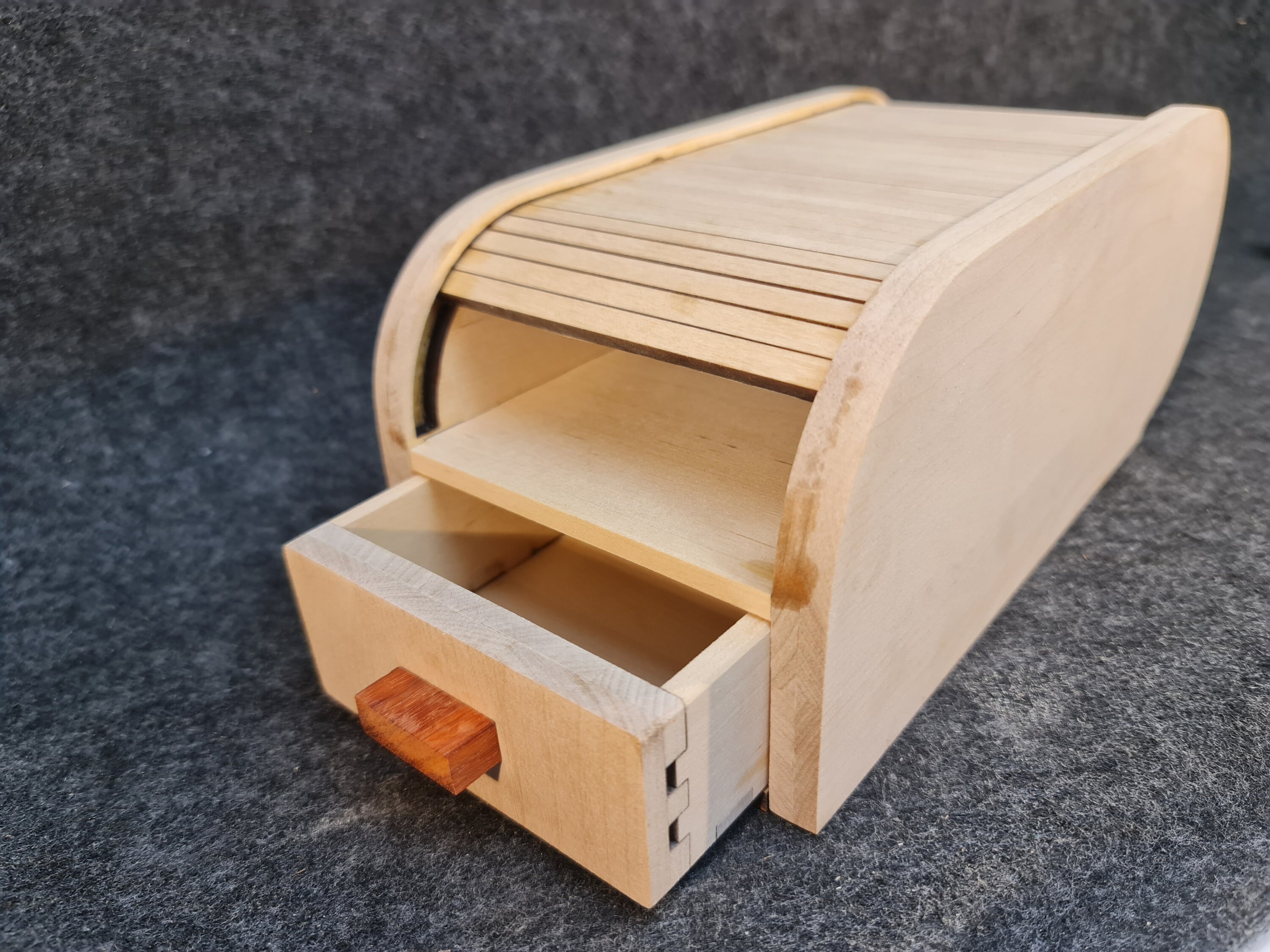 Tambour Pencil Box SVG File Rolltop Box Lasercut Cnc Template Svg Dxf ...