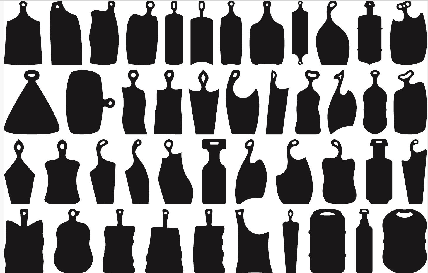 45cutting Board SVG Files for Cnc - Etsy