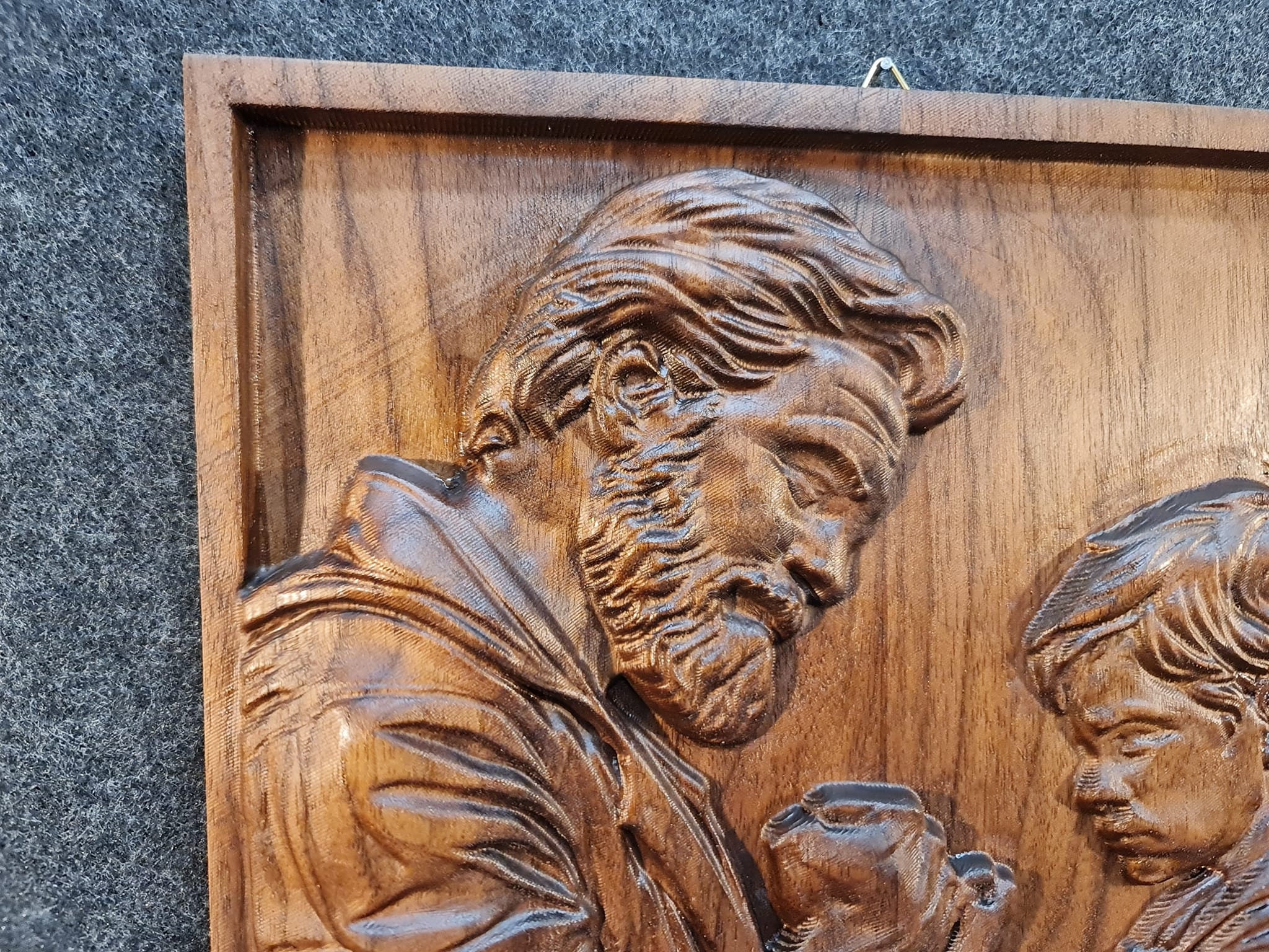 Fathers Day Father and Son Love STL Model CNC Router Engraver Artcam ...