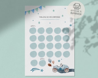 Tableau de responsabilité pour l'éducation des enfants à personnaliser ...