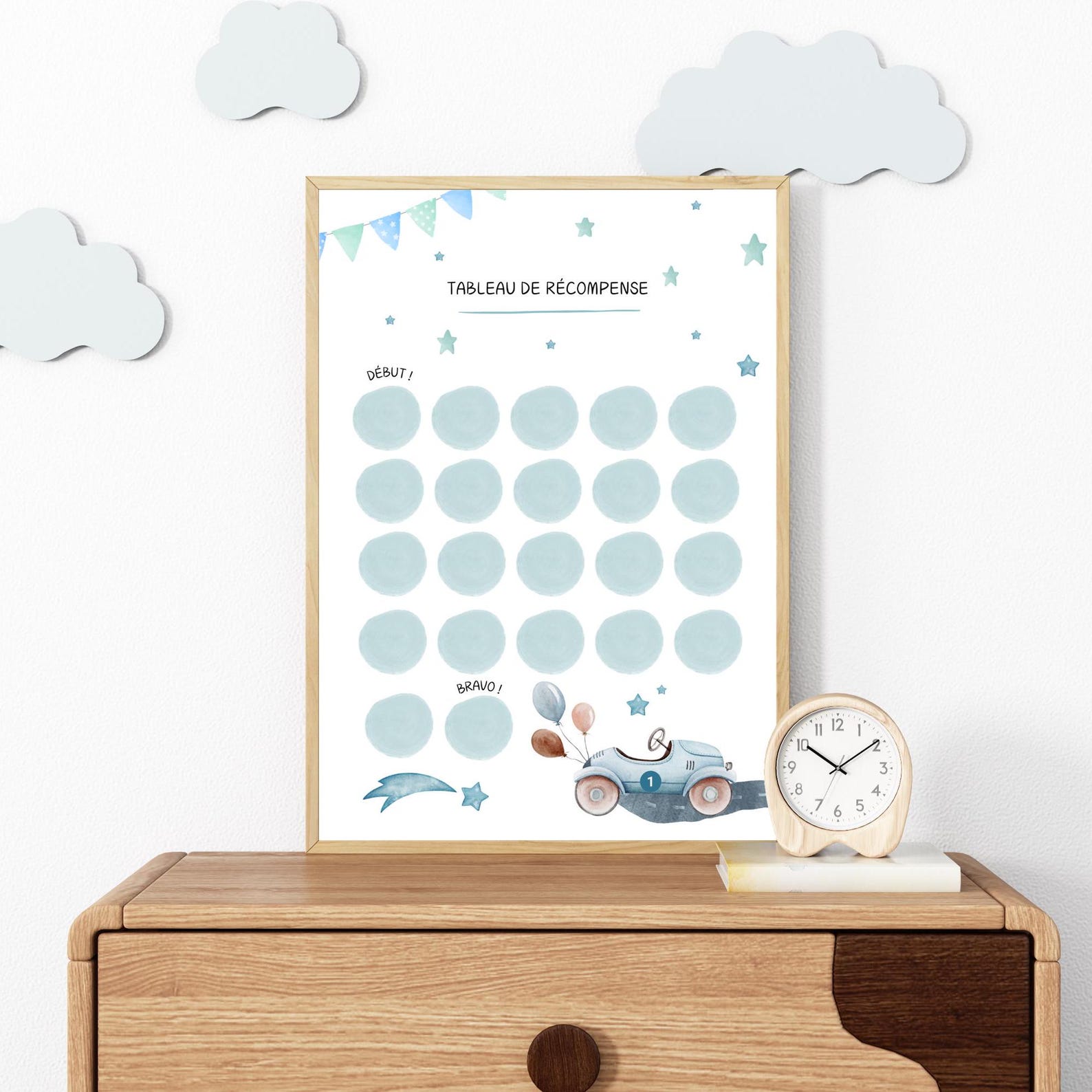 Tableau de Récompense à imprimer, Affiche d'apprentissage pour enfants ...