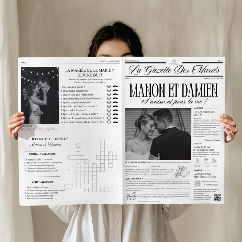 Gazette Template - Etsy