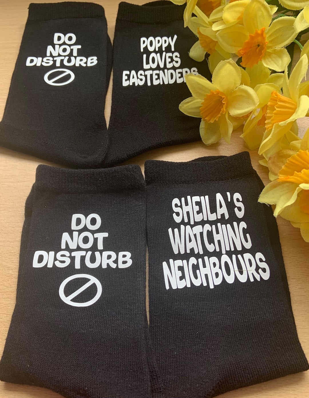 Personilised Tv Show Socks All Shows Available - Etsy