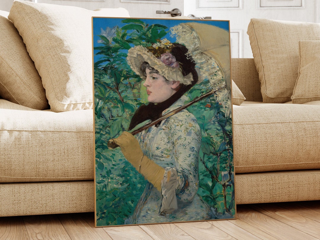 Spring by Edouard Manet, Famous Painting, Classic Painting, Museum ...