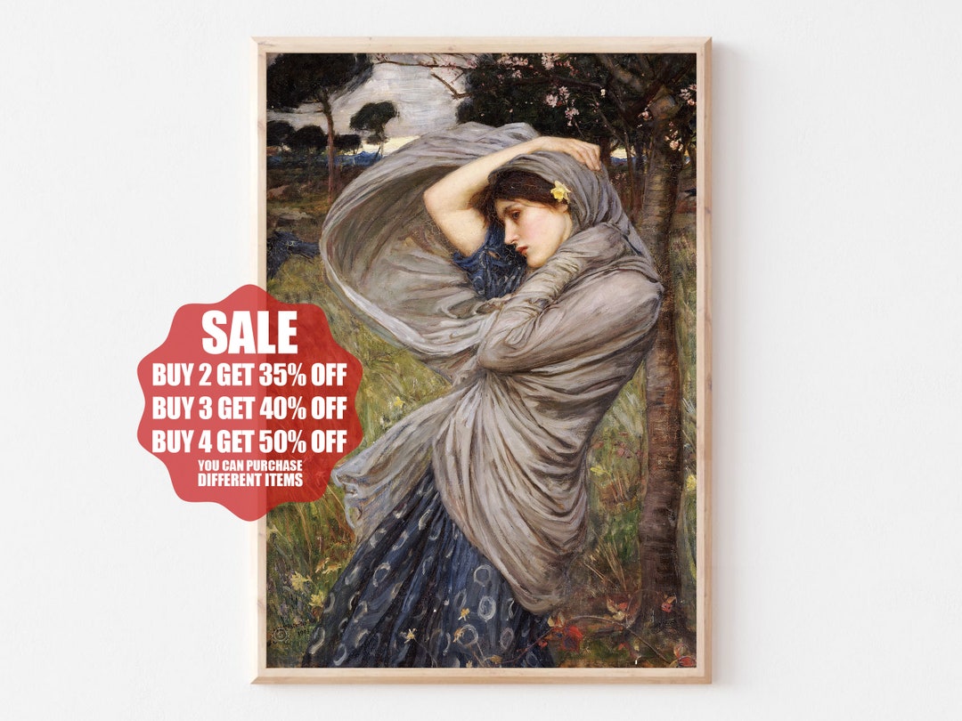 Boreas by John William Waterhouse Art Print Classical - Etsy