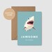 Jawsome Birthday Card // Shark Birthday Card // Printable Birthday Card ...
