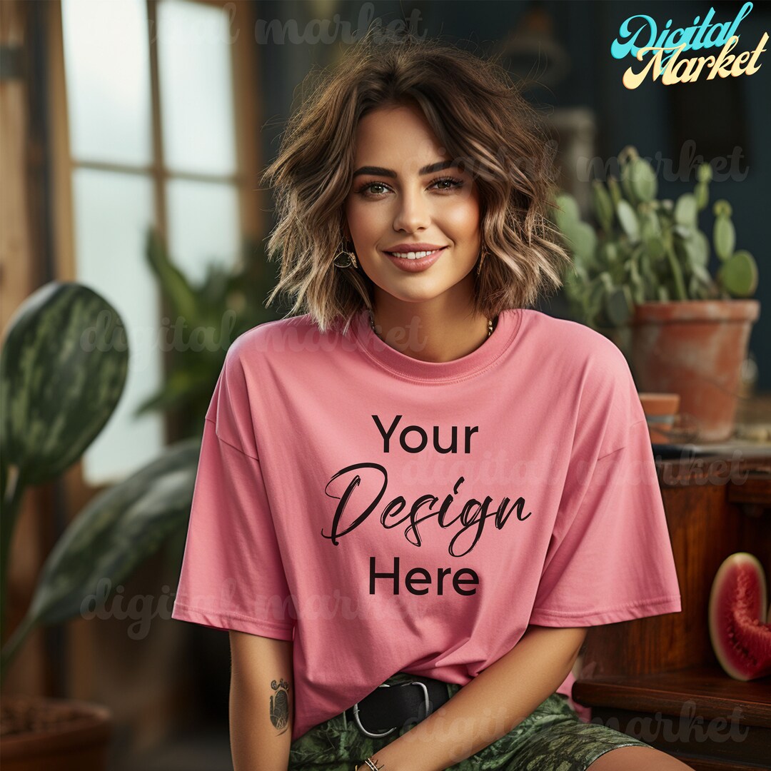 Watermelon Comfort Colors Mockup, Comfort Colors Mockup, Lifestyle ...