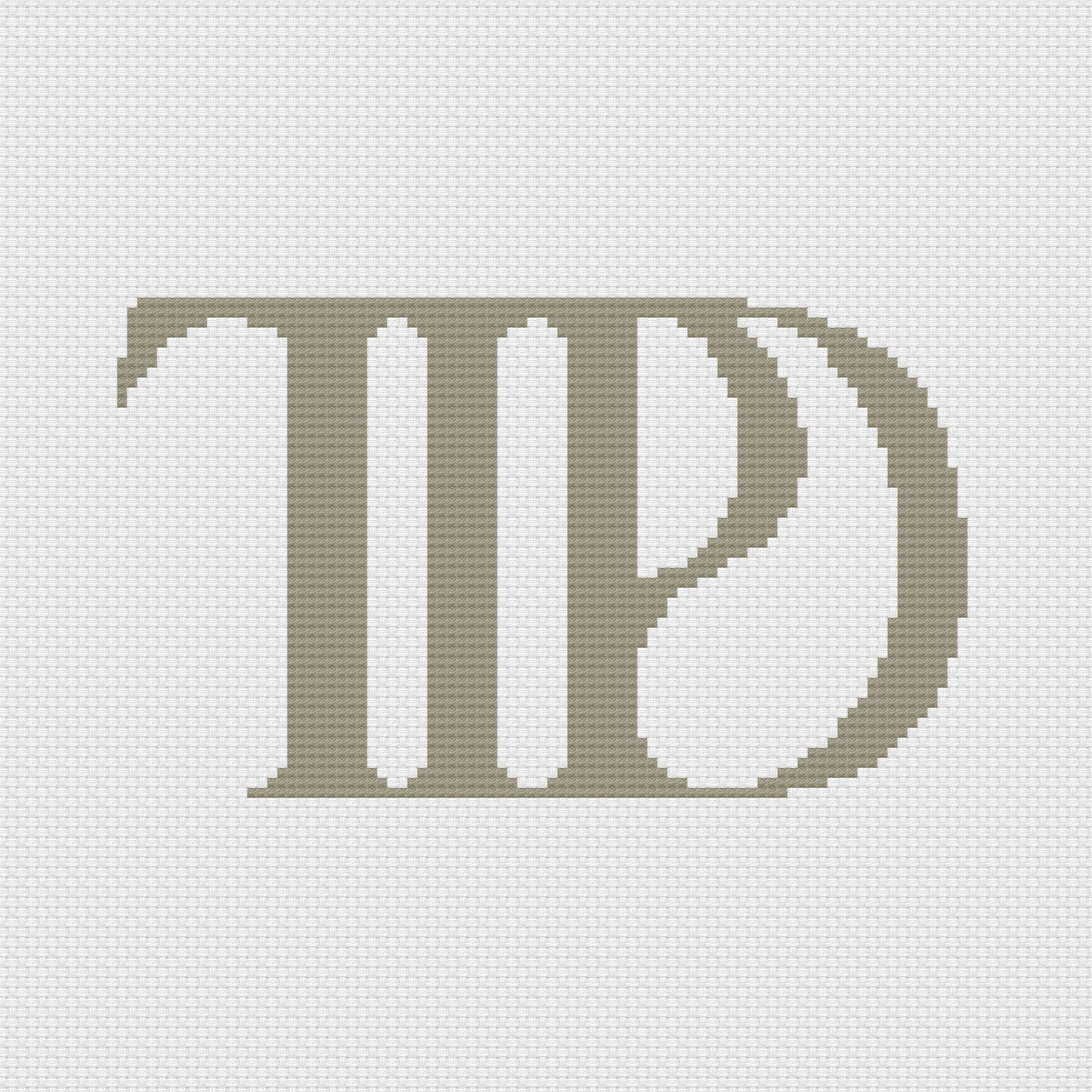 Tortured Poets Department TTPD Logo Cross Stitch Pattern - Etsy