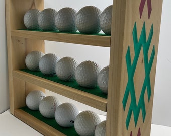The Ultimate Golf Ball Display Unique Design. Holds 48 Balls. - Etsy