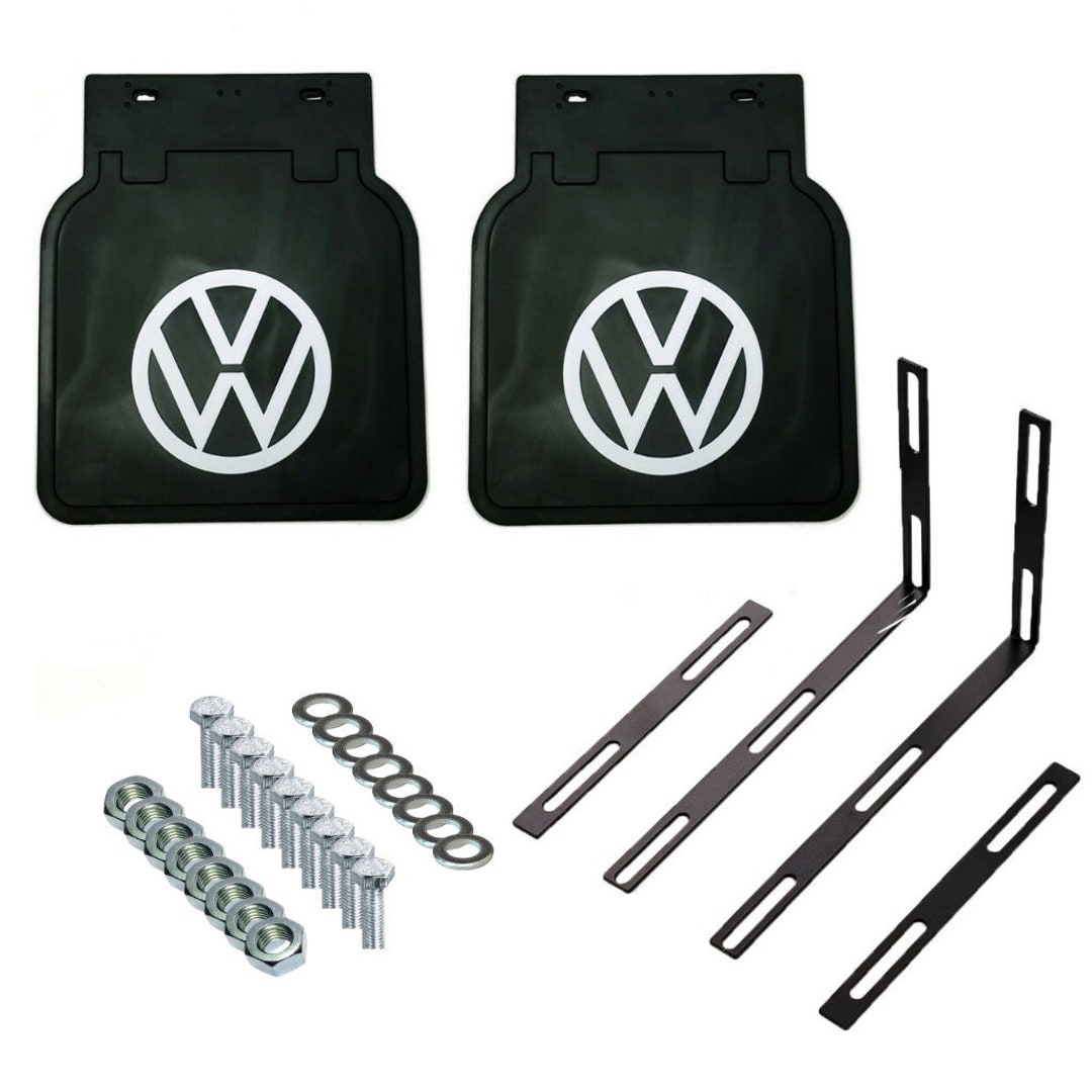 Vintage Volkswagen Mud Flaps Black 25-2903 - Etsy