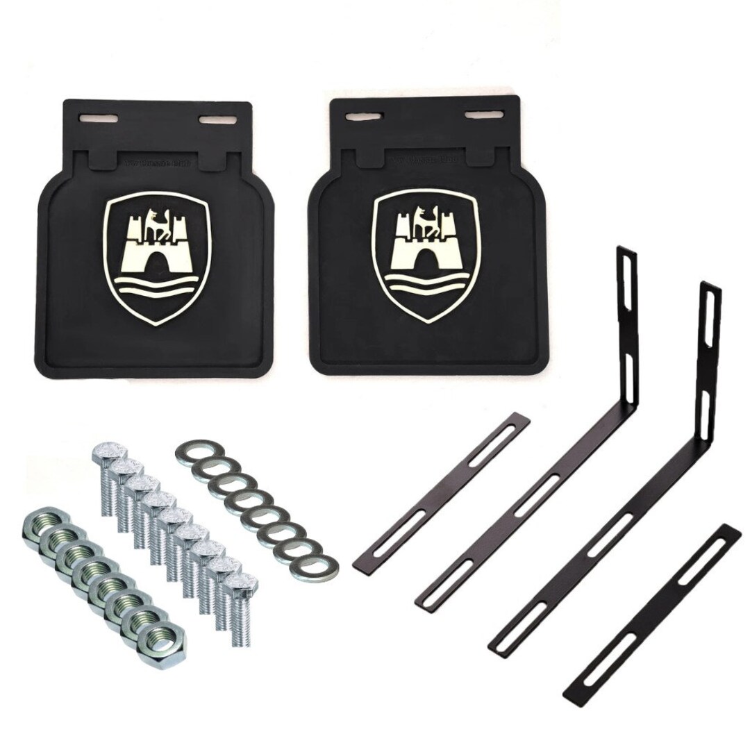 Mud Flaps With Wolfsburg Emblem, Black set 25-3152 - Etsy