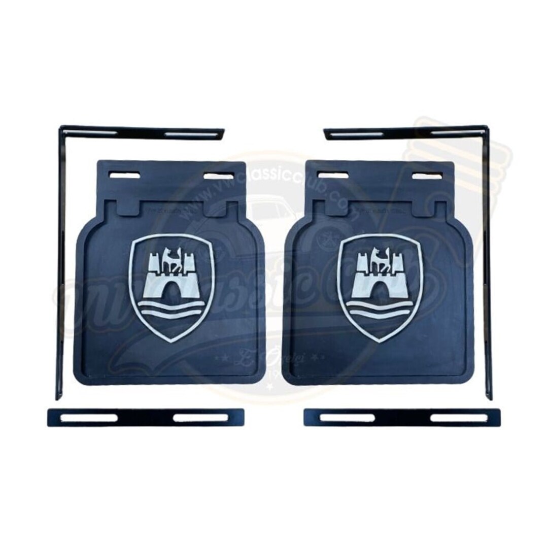 Mud Flaps With Wolfsburg Emblem Black set 25-3152 - Etsy
