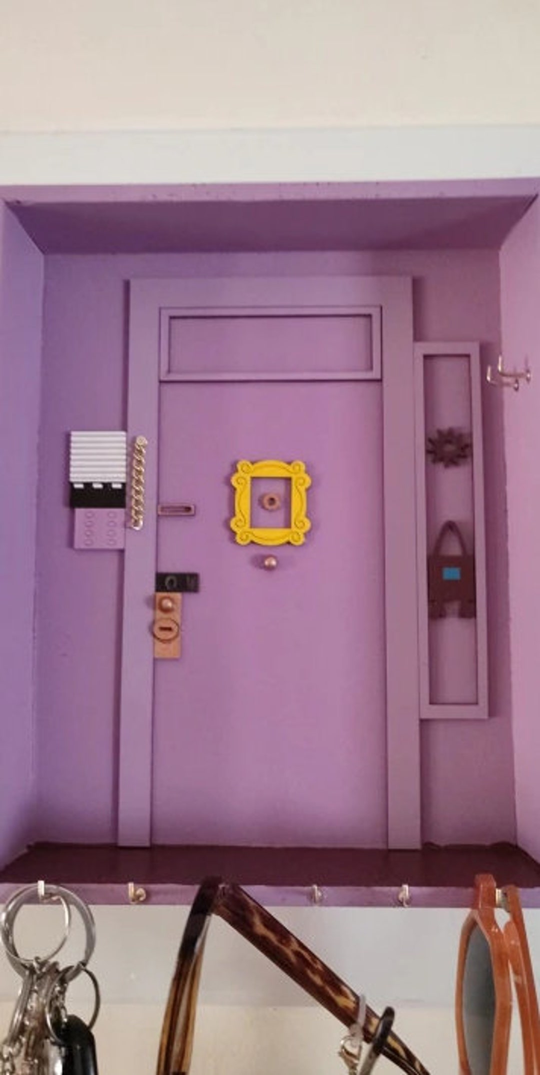 Handmade 'friends' TV Series Key Holder - Etsy