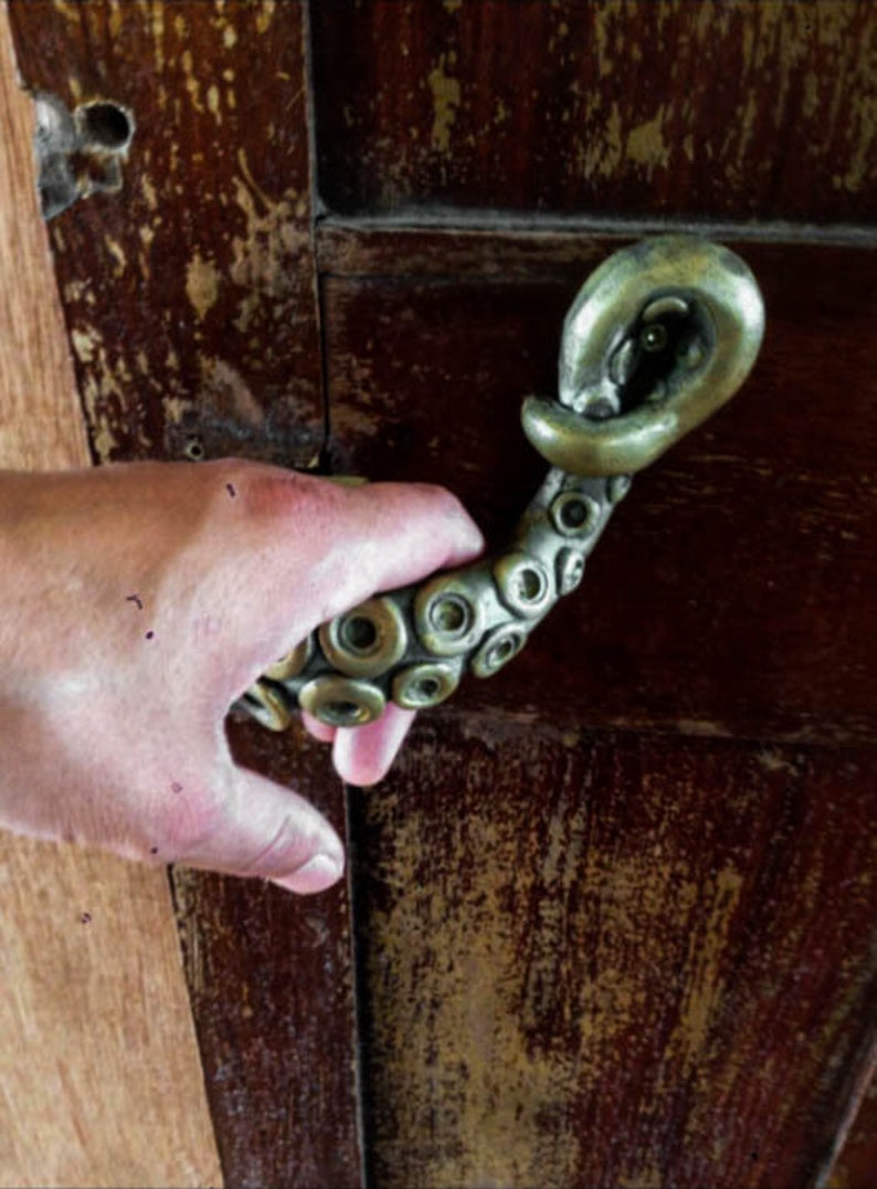 Vintage Octopus Door Handle - Etsy