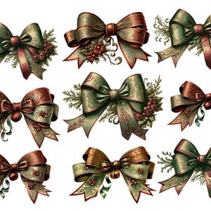 93 Traditional Holiday Clip Art Bundle | Christmas Clipart Set | Trees ...