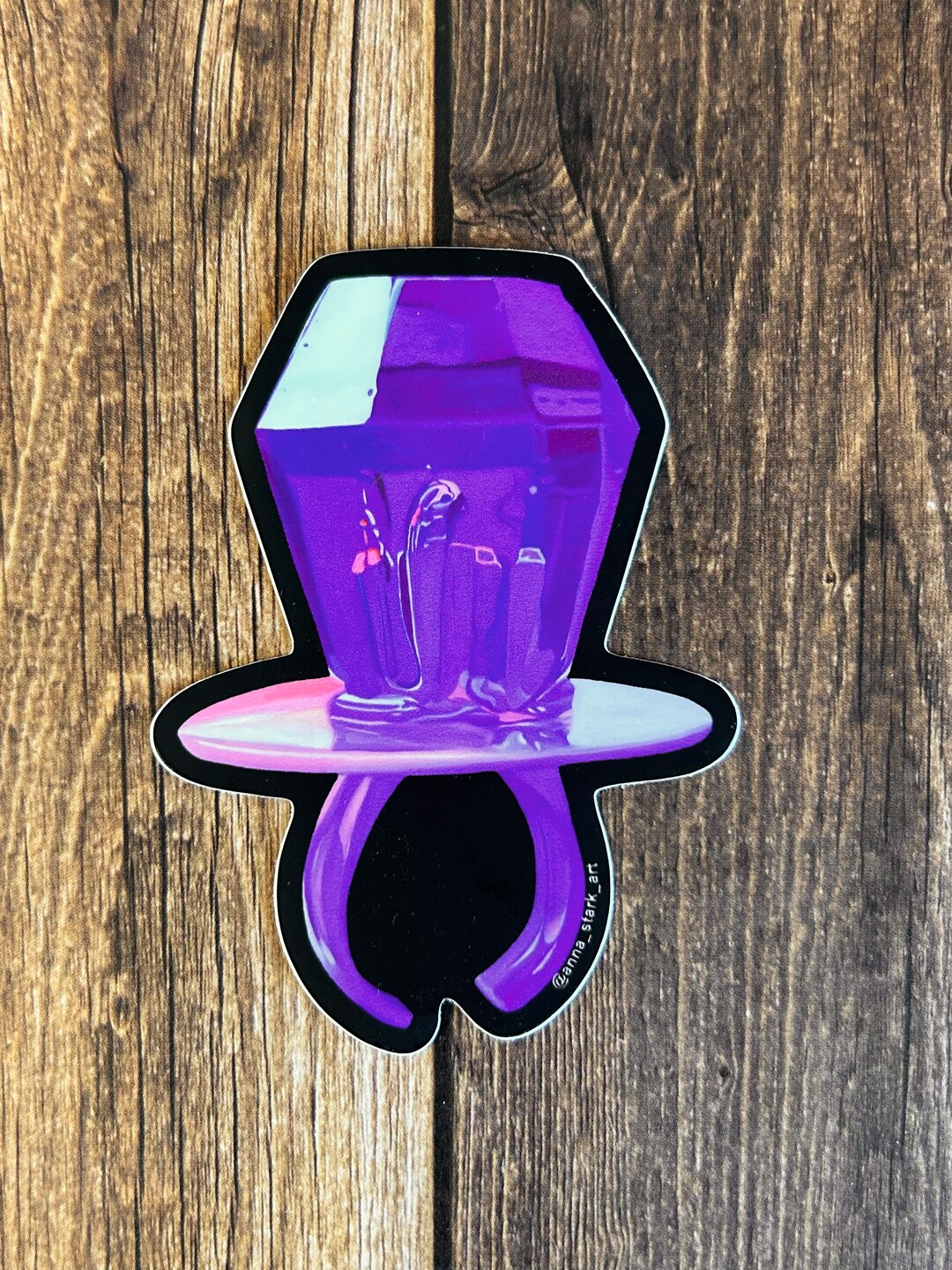 Purple Ring Pop Sticker - by Anna Stark - Etsy