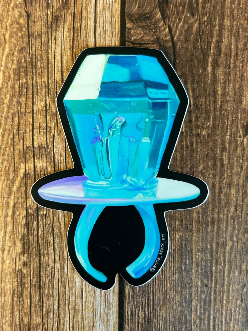 Blue Ring Pop Sticker - by Anna Stark - Etsy