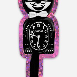 Sparkly Kit Kat Clock Sticker - by Anna Stark - Etsy