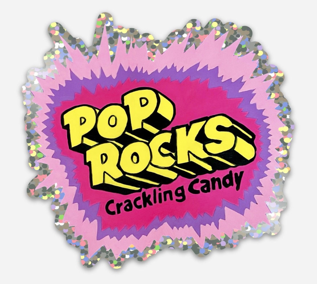 Sparkly Pop Rocks Sticker - by Anna Stark - Etsy