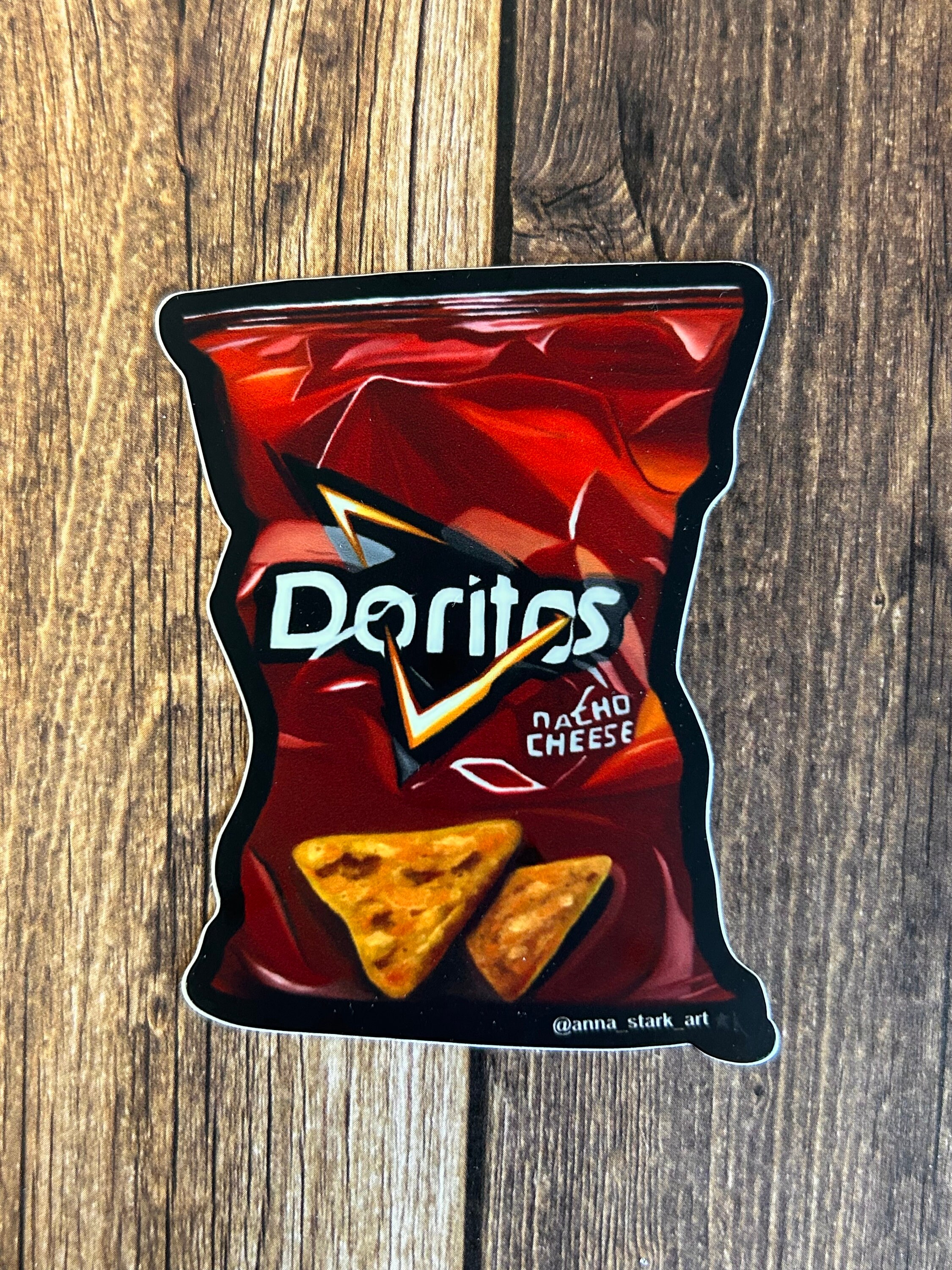 Nacho Cheese Doritos Sticker by Anna Stark - Etsy